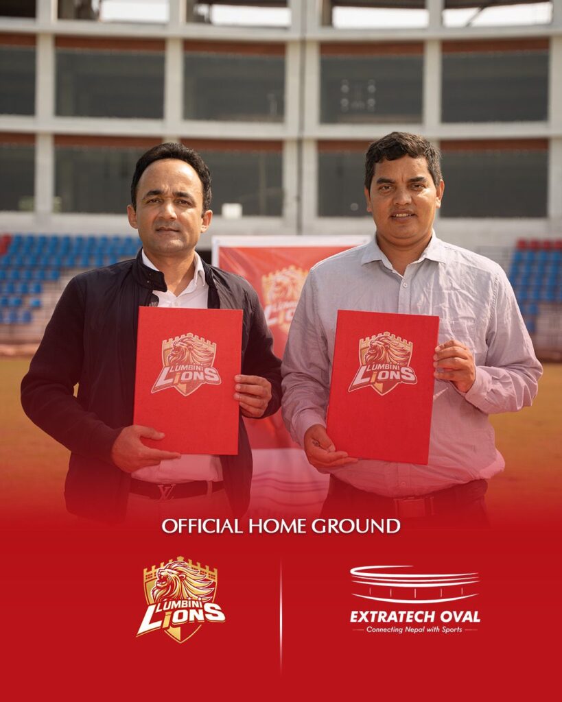 Lumbini Lions sign long-term deal with Extratech Oval – Insurance Khabar